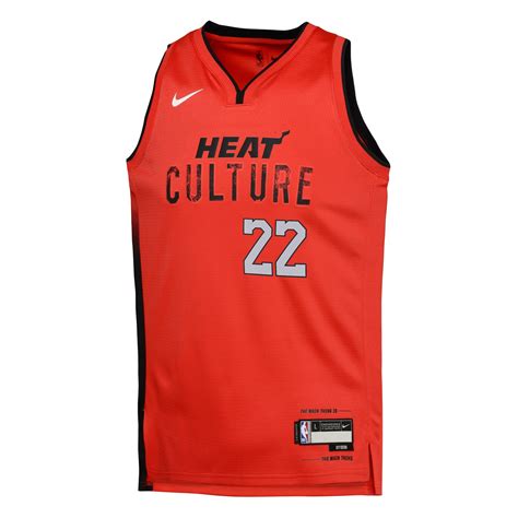 Miami Heat Nike City Edition Swingman Jersey 2024 Red Jimmy Butler