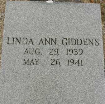 Linda Ann Giddens 1939 1941 Find A Grave Memorial