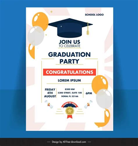 School Event Invitation Border