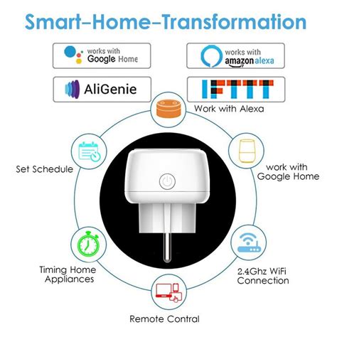 1pc Smart Wifi Voice Control Remote Socket Wireles Grandado