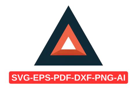 Triangle Svg Clipart Print Vector Graphic By Artful Assetsy · Creative Fabrica