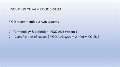 Palm Coein Classification Its Clinical Significance Final Ppt