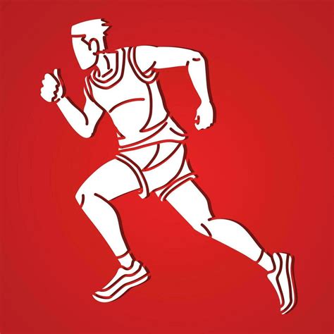 A Man Running Speed Runner 27705453 Vector Art At Vecteezy