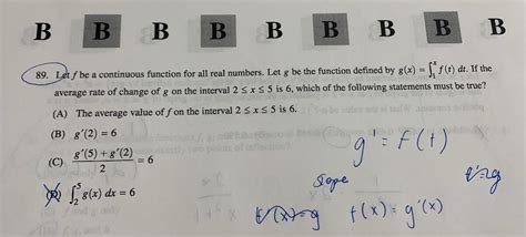 solved b b b b b b b b b b 89 let f be a continuous