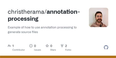 Github Christheramaannotation Processing Example Of How To Use
