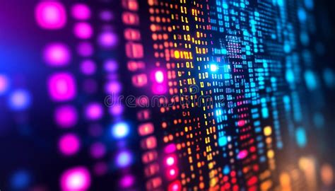 Closeup Of Densely Packed Multicolored Code Displayed On A Computer