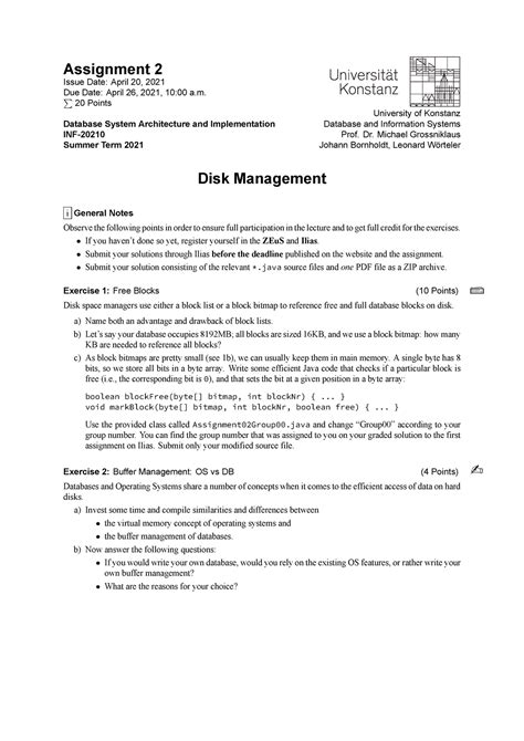 Assignment 02 Database System Architecture And Implementation