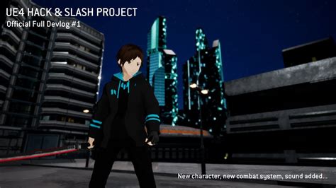 ue4 hack and slash stylish action project official devlog 1 youtube