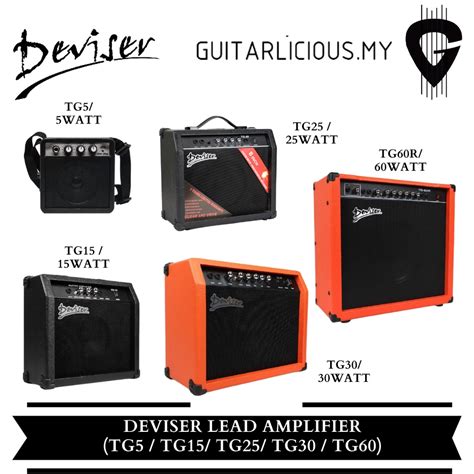 Rextone Lead Amplifier Active Speaker 5 15 25 30 60 Watt Tg5