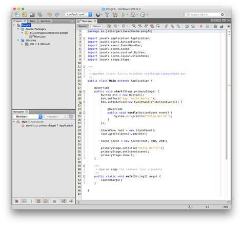 Programación Java Desarrollando El Juego Pong Con Javafx Parte I