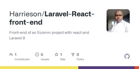 Github Harriesonlaravel React Front End Front End Of An Ecomm