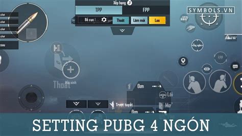 setting pubg 4 ngón 2025 [mã code setting gyro không gyro]