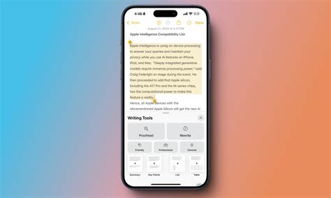 Apple Intelligence: How to Use Writing Tools in iOS 18 | Beebom
