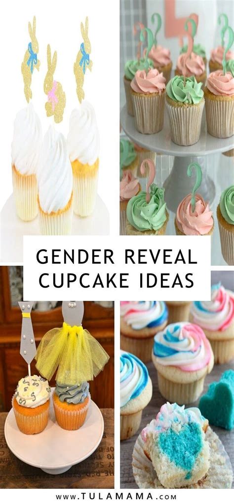 Easy Gender Reveal Cupcakes To Inspire You Gender Reveal Cupcakes