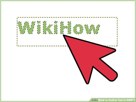 How To Outline Text In Gimp 2 With Pictures Wikihow