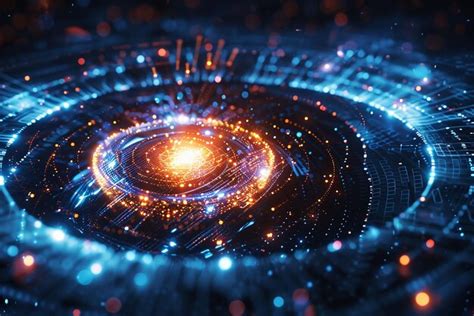 Discussing The Potential Impact Of Quantum Computing Premium Ai Generated Image