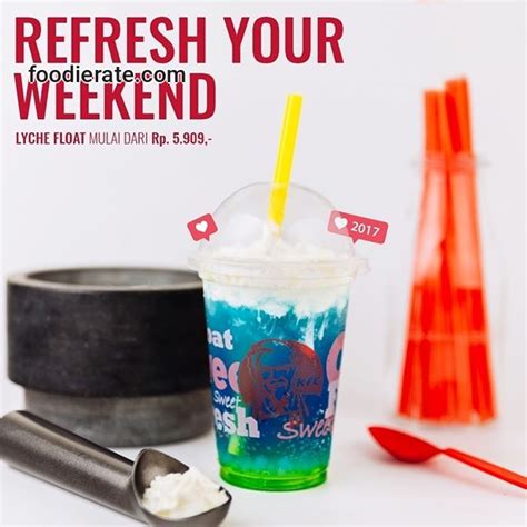Review Lovlychee Float Kfc Foto Harga And Rasa Terlengkap Foodierate
