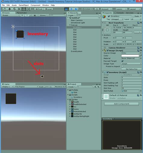 Cant Get Inventory Slots Instantiating Correctly Unity Engine