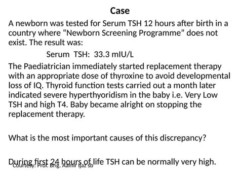 Interpretation Of Thyroid Function Tests Pptx
