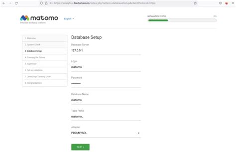 how to install matomo web analytics on ubuntu 22 04