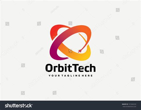 Orbit Tech Logo Template Design Creative Stock Vector Royalty Free
