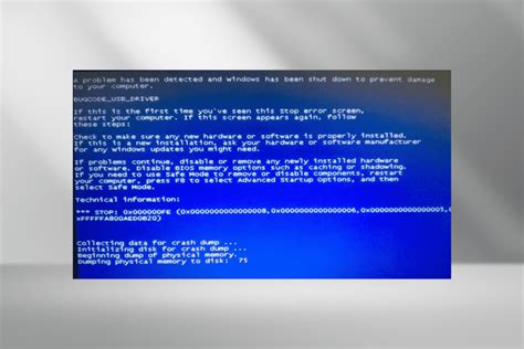 Bugcode USB Driver Solutions For Blue Screen Error