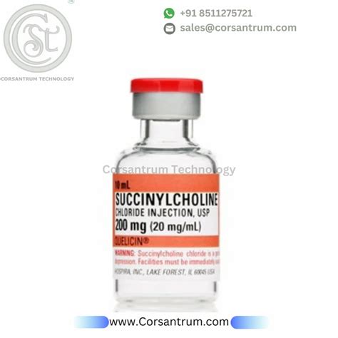 Quelicin Succinyl Choline Chloride Injection At ₹ 415vial Pain