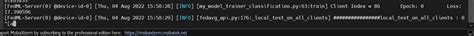 Hello I Got Some Trouble When I Ran The Torch Fedavg Mnist Lr Custum Data And Model Example Py