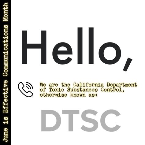 California Department Of Toxic Substances Control On Linkedin Dtsc