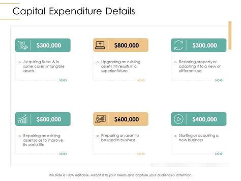 Infrastructure Strategies Capital Expenditure Details Ppt Professional Pictures Pdf