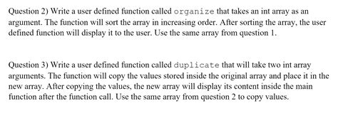 Solved C Programming Code From This Code Has To Be Used In