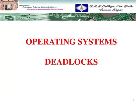 Ppt Operating Systems Deadlocks Powerpoint Presentation Free