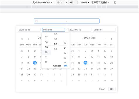 Component Date Picker Time Picker 在使用px2rem时，timepicker偏移（timer
