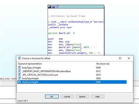 Ida Pro Labeling Struct Cyber Security Architect Redblue Teaming Exploitmalware Analysis