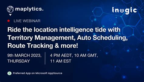 Events Webinars Maplytics