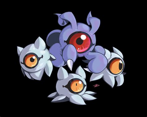 Wolfsteak Kuramon Tsumemon Digimon Highres Black Background