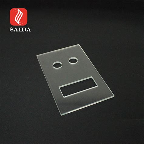 China 3mm Crystal Clear Socket Toughened Glass Panel Factory And