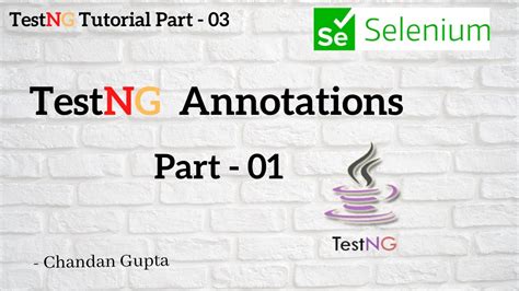 Testng Annotations Part 01 Testng Tutorial Part 3 Youtube