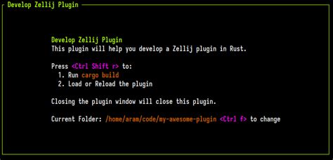 Github Zellij Orgdevelop Rust Plugin A Helper Plugin To Compile And Re Run Zellij Plugins