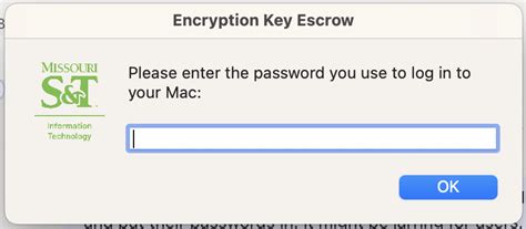 FIleVault Encryption Key Escrow IT Answers