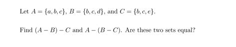 Solved Let A A B C B B C D And C B C E Find AB C Chegg Com