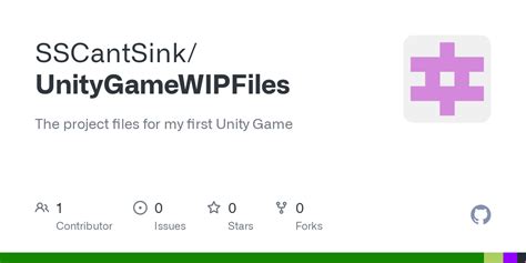 GitHub SSCantSink UnityGameWIPFiles The Project Files For My First Unity Game