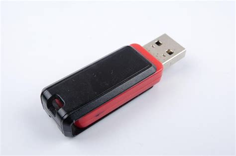 Premium Photo Close Up Of Usb Stick Over White Background