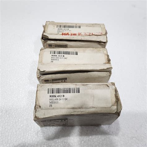 SCHNEIDER ELECTRIC RHK 412B PLUG IN RELAY 24VDC