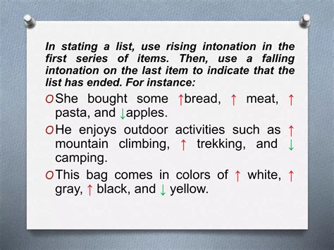 Types And Rules Of Intonation In English Pptx