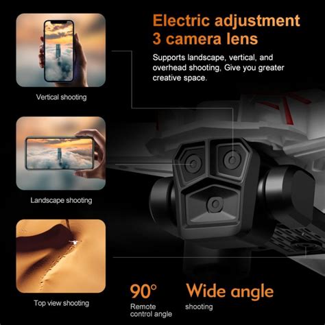 Obstacle Avoidance Optical Flow Camera Drone Toy Airplane K12max Gemiruo