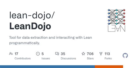 Github Lean Dojoleandojo Tool For Data Extraction And Interacting