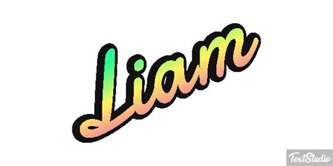 Liam Name Animated  Logo Designs