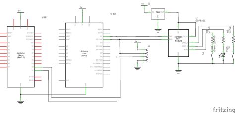 Fritzing ESP WiFi Module 연결 회로 만들기