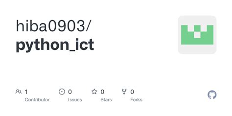 GitHub Hiba Python Ict